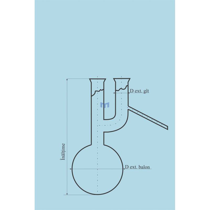 Balon de Distilare Claisen • Edu-Lab.ro